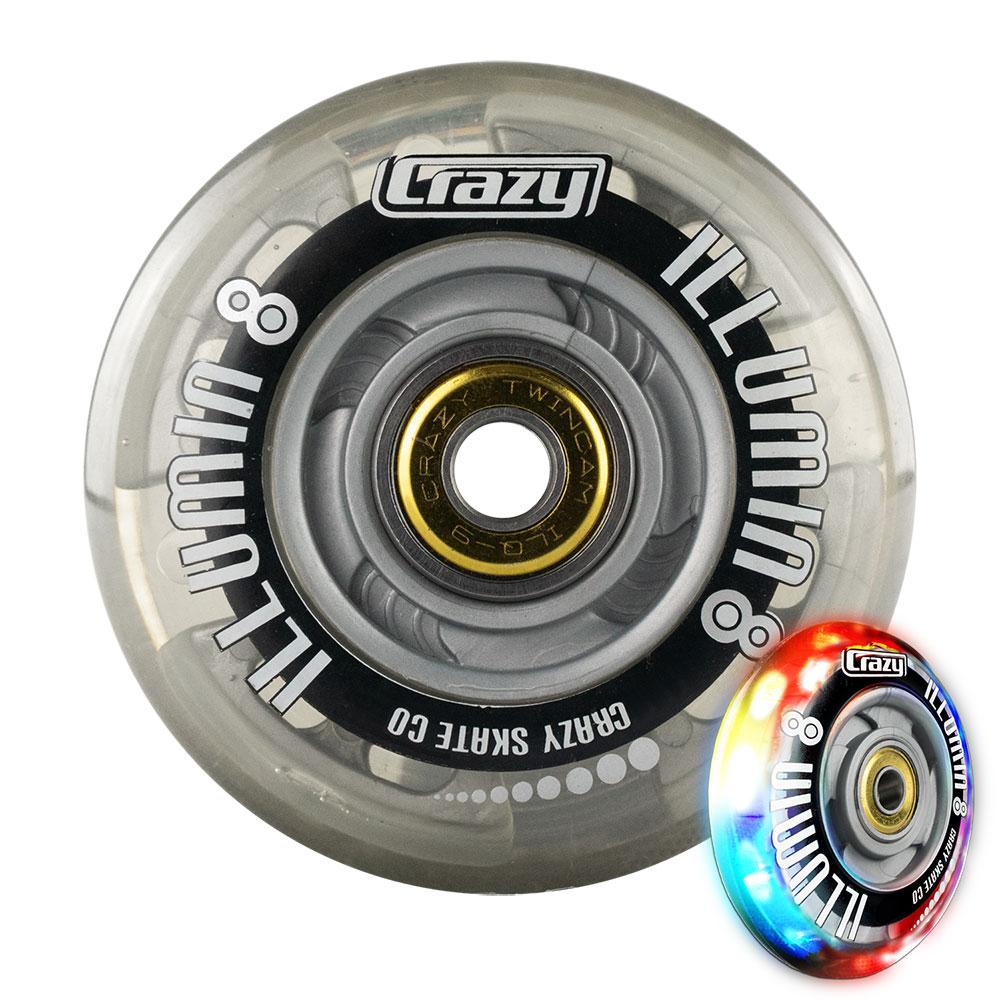 Crazy Skates Illumin8 In-line Skate Light up Wheels – Momma Trucker Skates