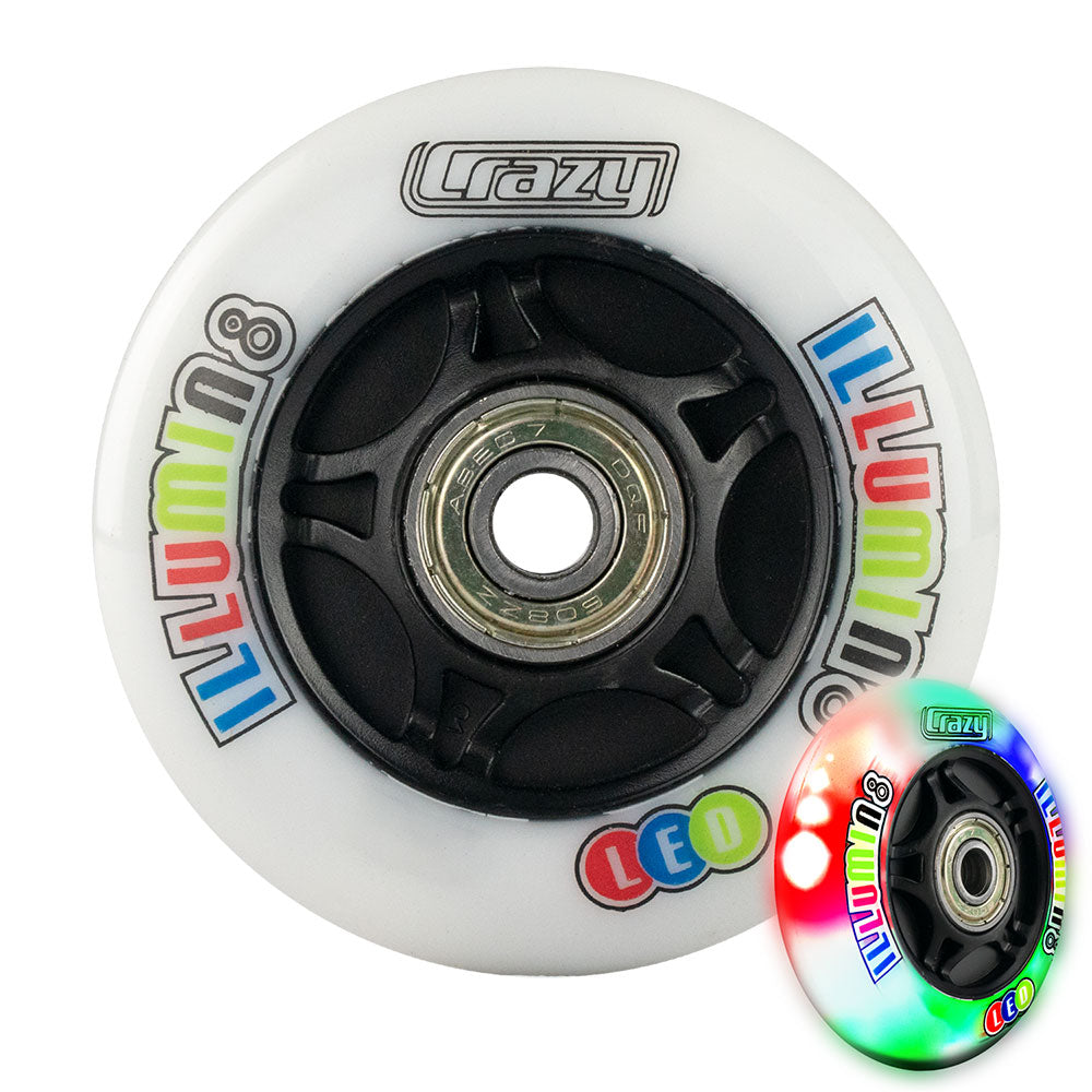 Crazy Skates Illumin8 In-line Skate Light up Wheels – Momma Trucker Skates
