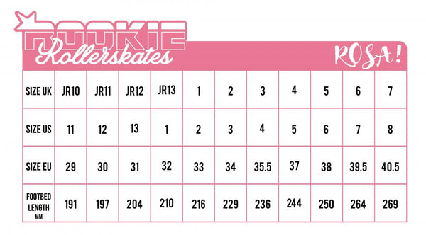 Rookie Roller Skates Rosa White Quad Skates – Momma Trucker Skates